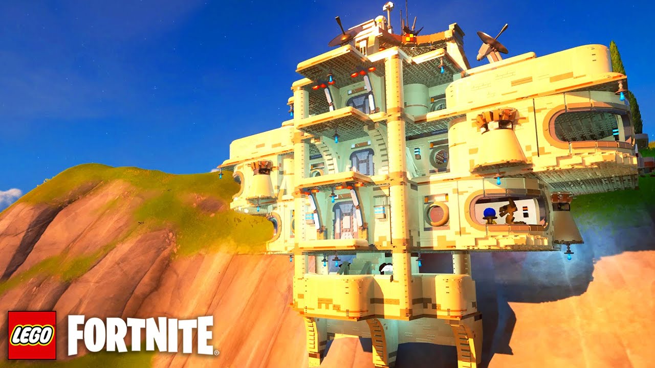 Lego Fortnite Star Wars Tutorial Command Post Rebel Base on a Cliff ...