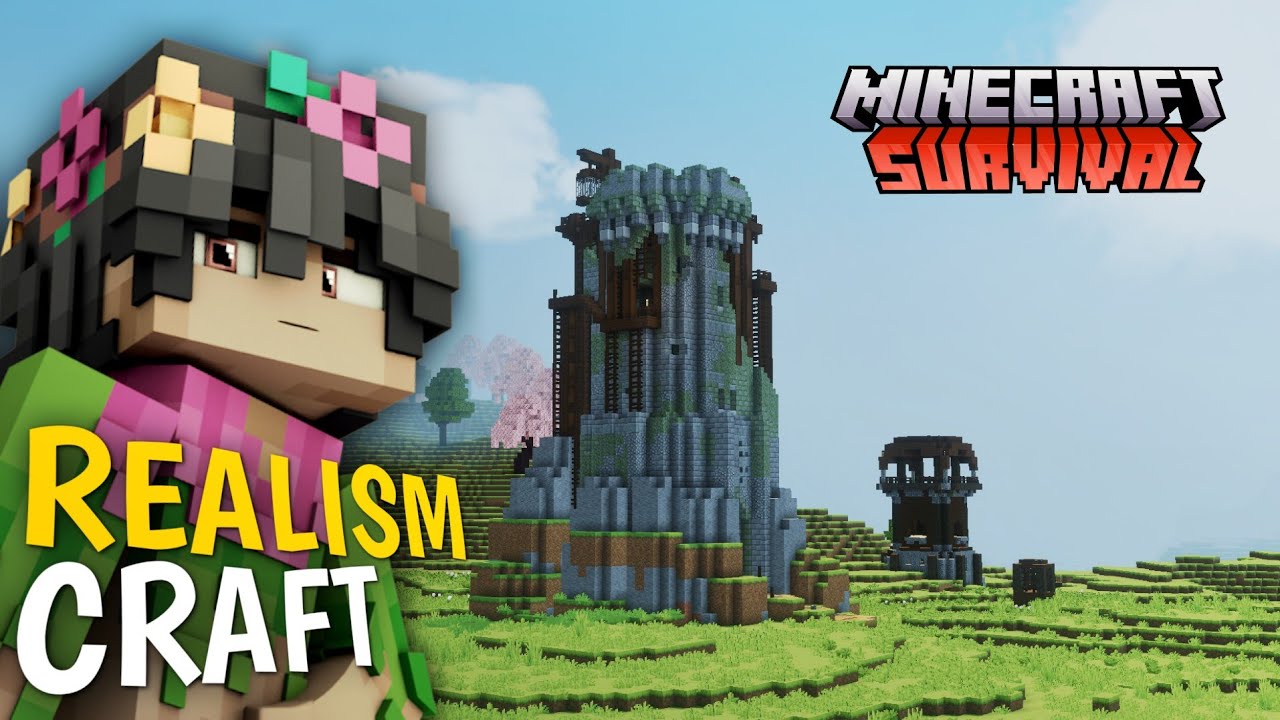 Membuat Rumah!! | Realism Craft 2.2 + Vibrant Visual | Minecraft ...