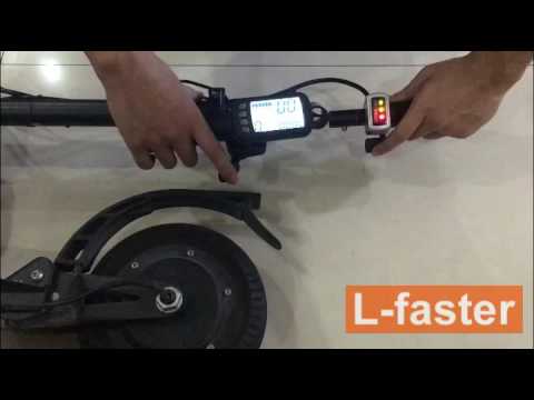 (L-faster) 350W Electric Scooter Hub Motor With LCD Display And EBS ...