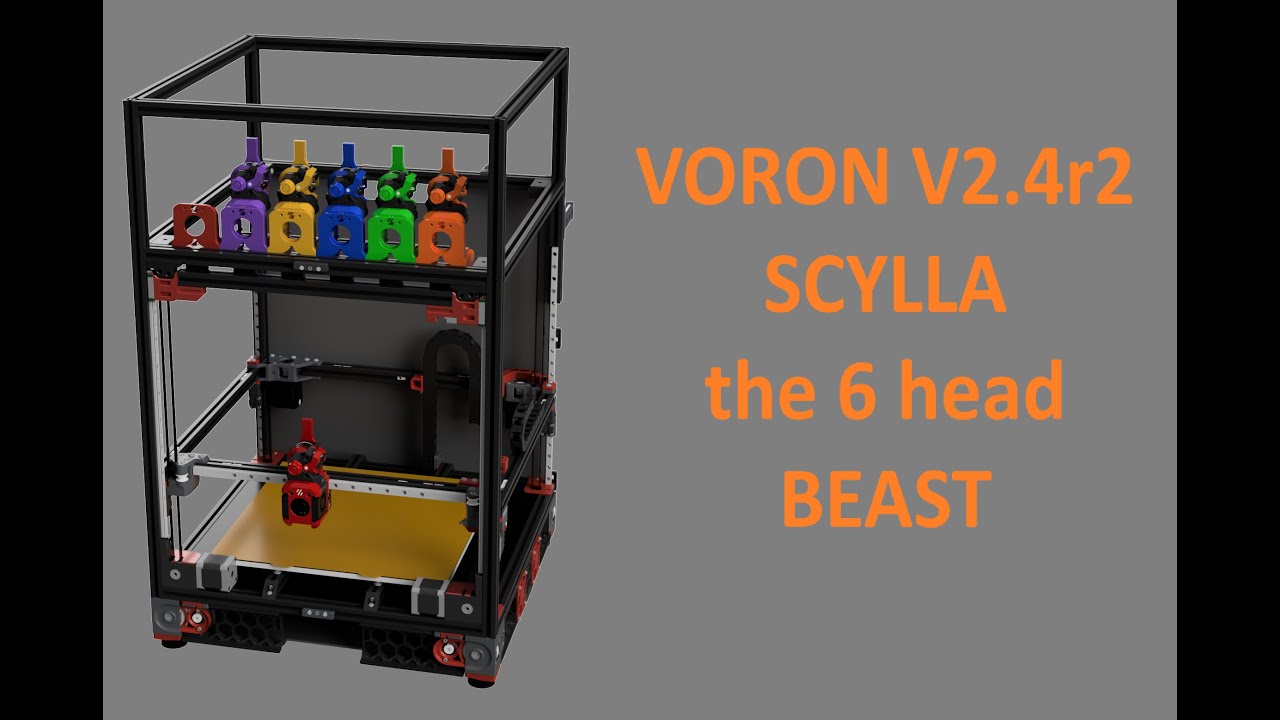 Voron V2.4r2 Scylla - 6 head Beast part14 - YouTube