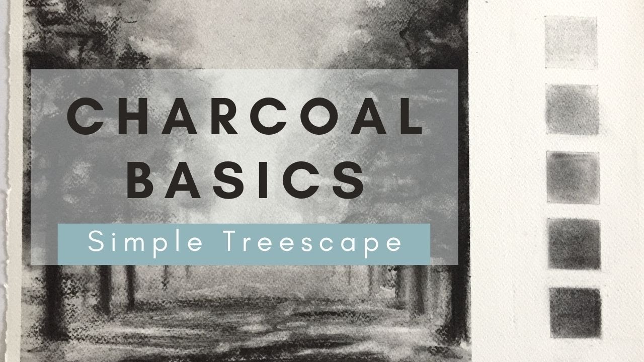 Charcoal Basics | Drawing for beginners | Step by step drawing | How to ...