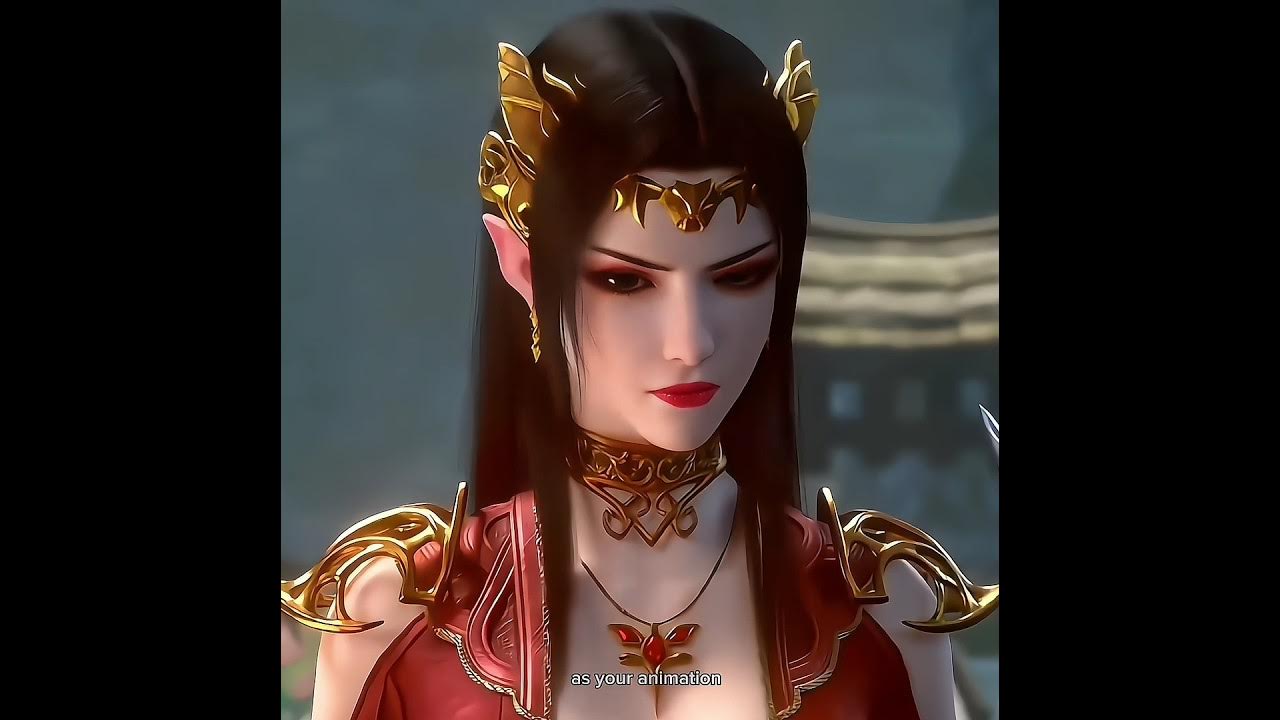 Queen Medusa (cailin) 👑and xiao yan romantic moments 😘 | battle through the heavens| #btth # ...