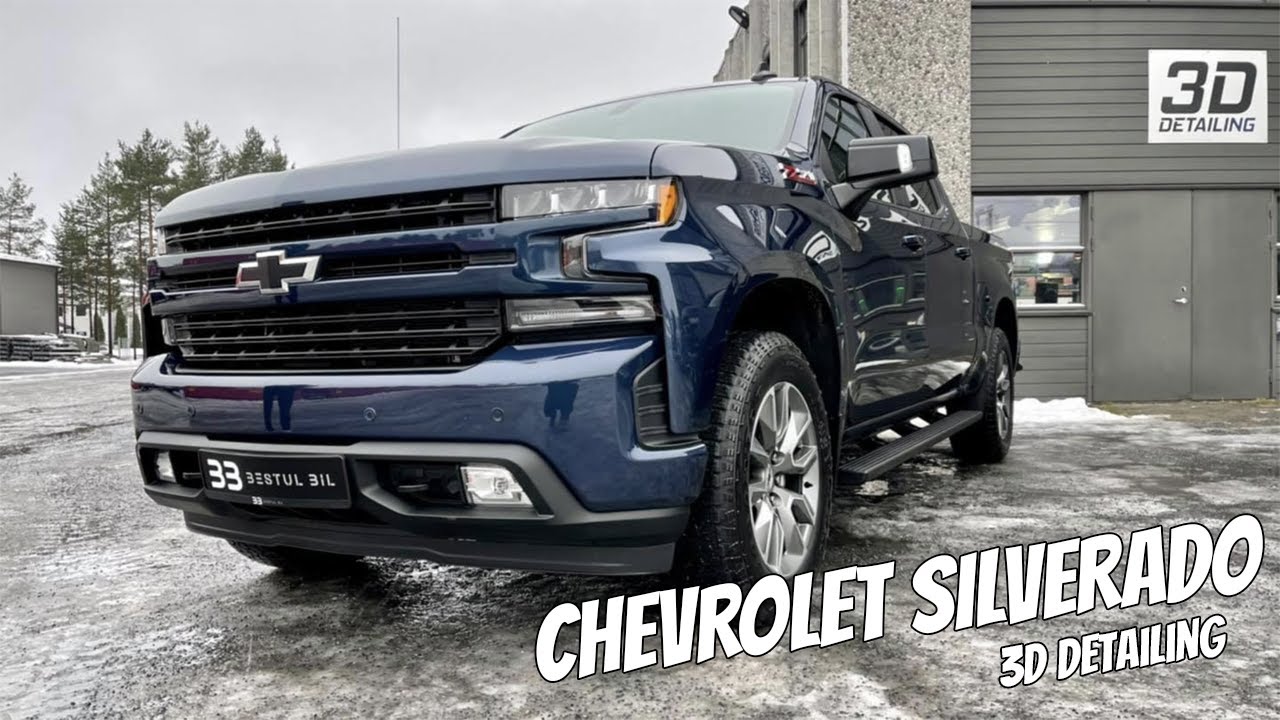2021 Chevrolet Silverado RST With Duramax Engine At 3D Detailing - YouTube
