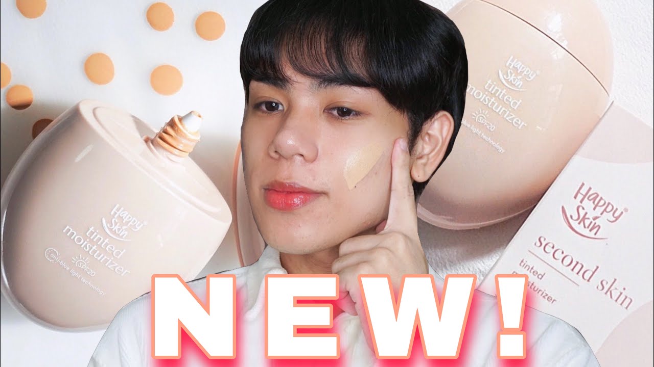 HAPPY SKIN TINTED MOISTURIZER REVIEW - YouTube