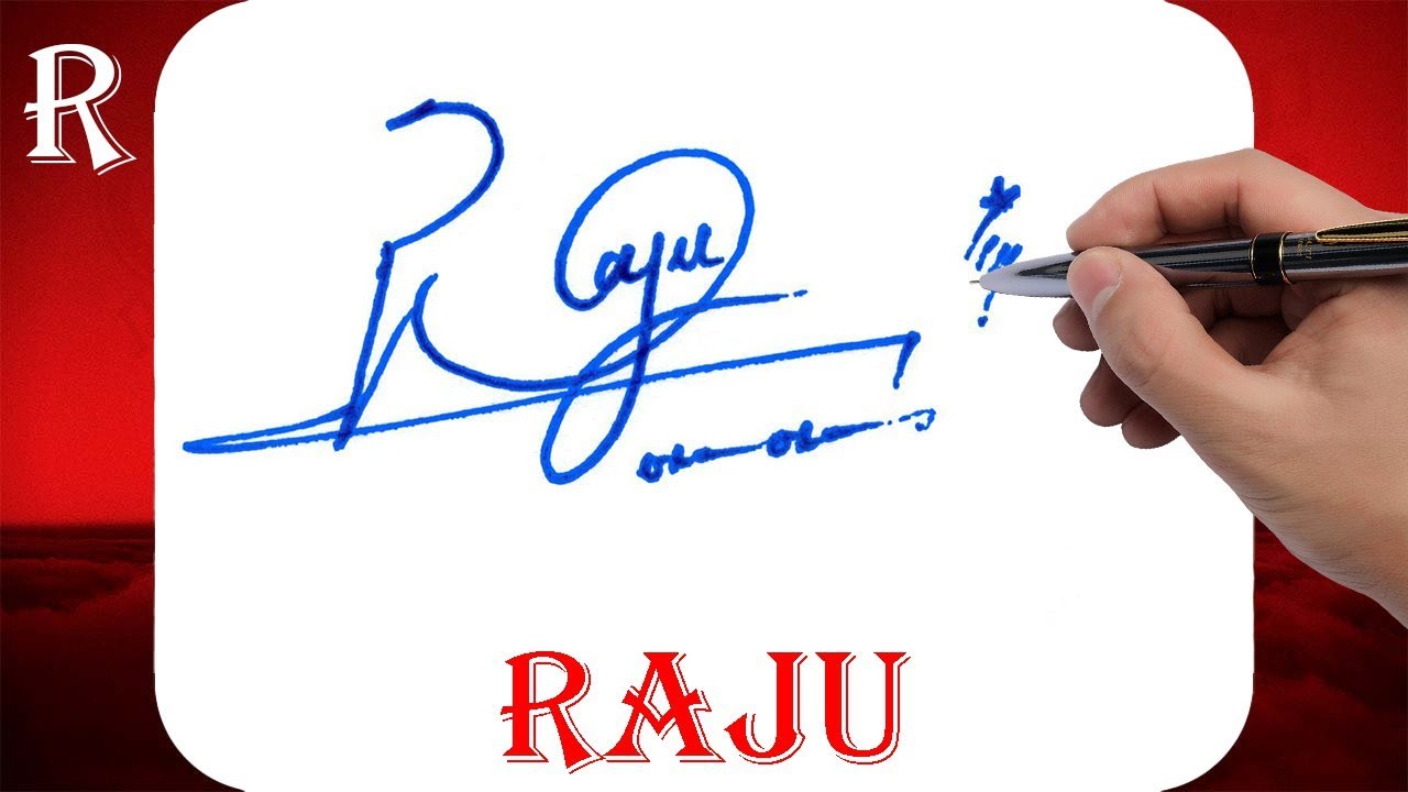 Raju Name Style