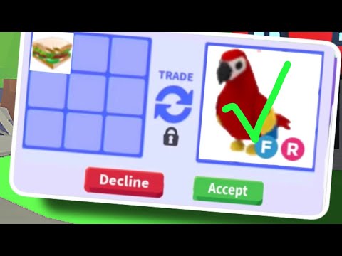 DAY 1 OF TRYING TO GET A PARROT IN ADOPT ME!! (I GOT A LEGENDARY?) 🌴🦜💗 ...