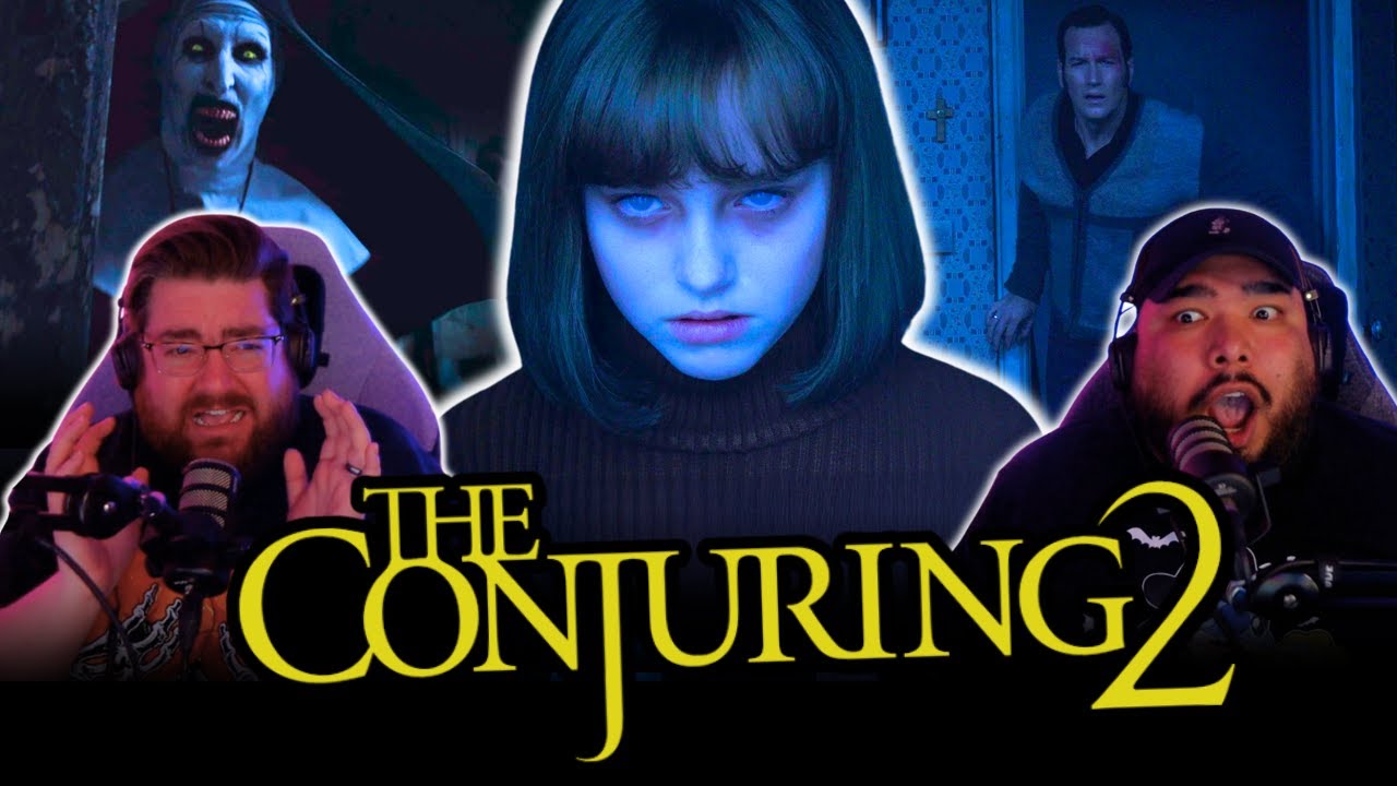 The Conjuring 2 (2016) FIRST TIME WATCH | Reacting through our fingers ...