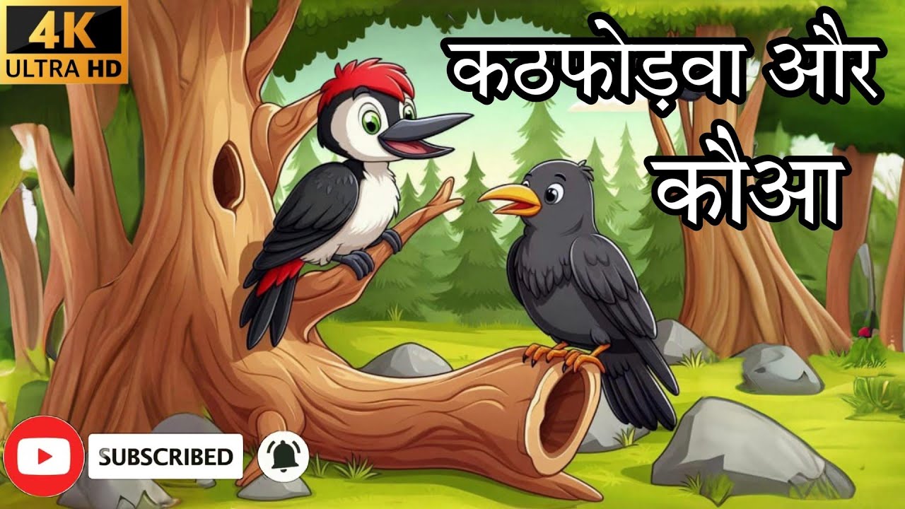 कौवा और कठफोड़वा की कहानी | KAVVA OR KATHFODVA KI KAHANI | MOTIVATIONAL ...
