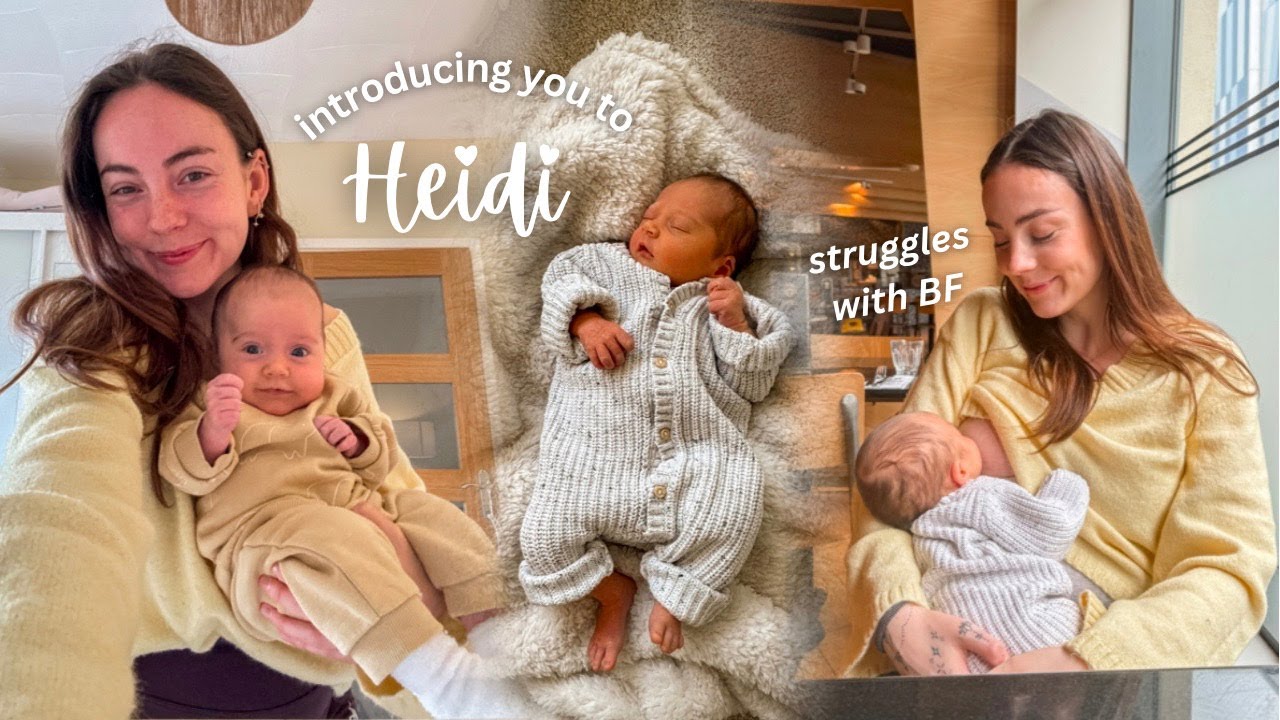 meet Heidi 💞 first vlog since becoming a mum - day in the life - YouTube