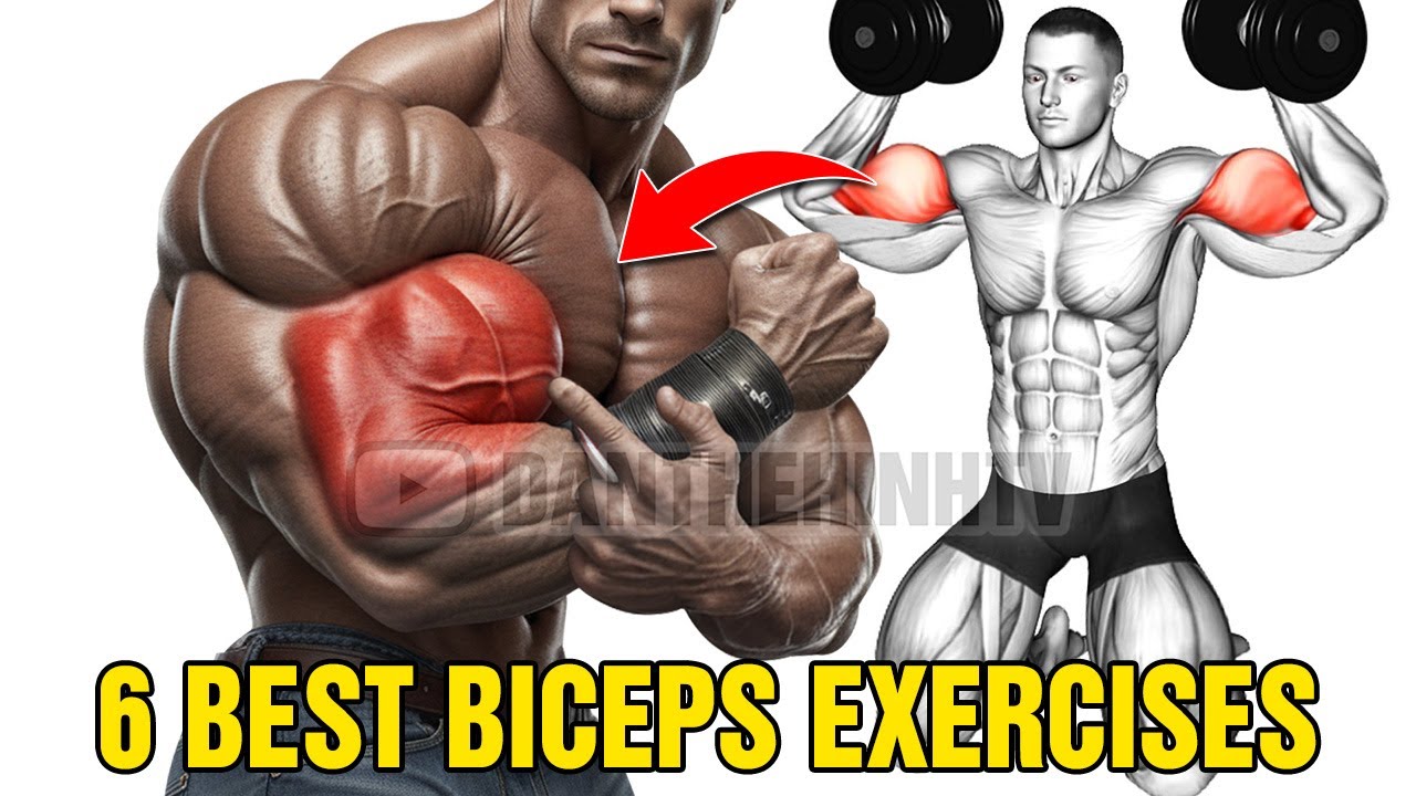 6 Proven Biceps Exercises For Bigger Arms - YouTube
