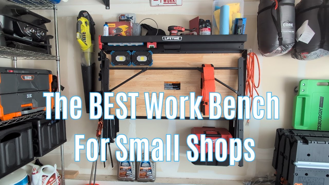 The Perfect Workbench For Small Spaces - Lifetime Folding Work Bench ...