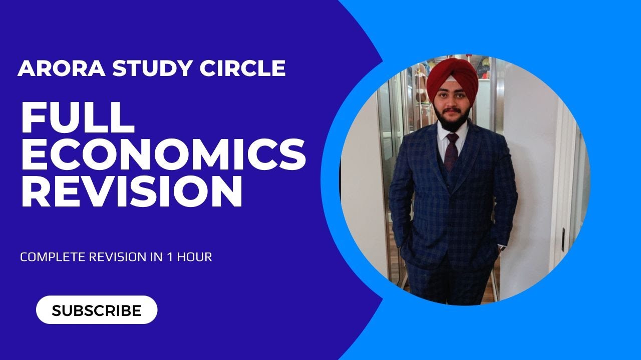 COMPLETE ECONOMICS REVISION MARATHON IN 1 HOUR/CLASS 10/ARORA STUDY CIRCLE/SIMARPREET SINGH ...