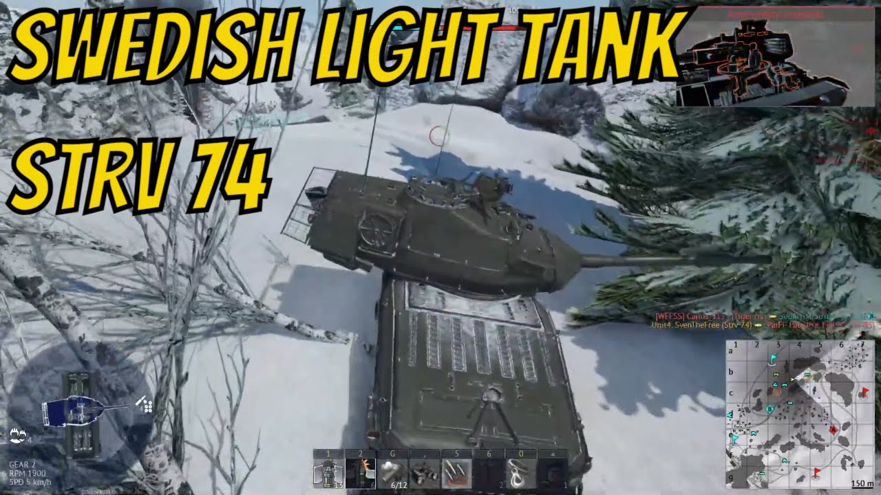 War Thunder Strv 74 Roll - Realistic Battle - YouTube