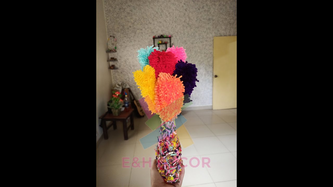 Wool lilac Flowers - YouTube