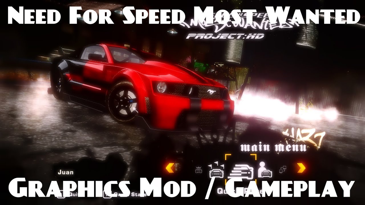 NEED FOR SPEED MOST WANTED GRAPHICS MOD / Veltkhan - YouTube