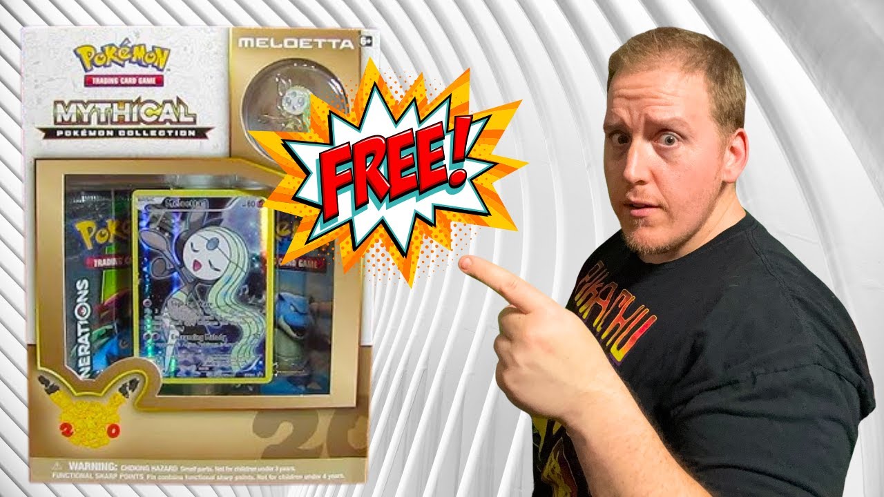Pokemon 20th Anniversary Meloetta Mythical Collection Opening ...