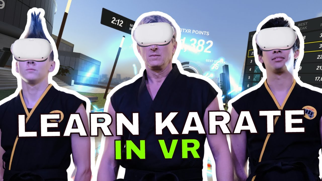 LEARN KARATE IN VR WITH FitXR NEW COMBAT WORKOUT! - YouTube