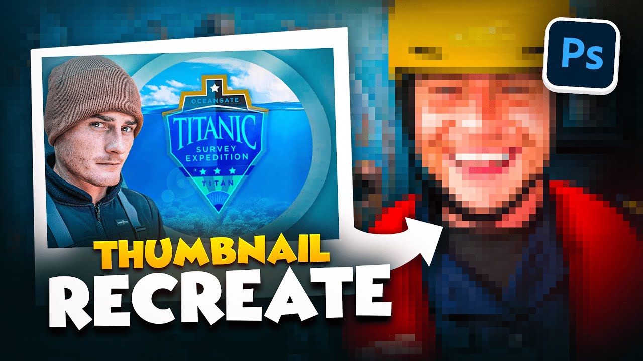 DALLMYD's Thumbnail Recreate in Photoshop! [SPEED ART] 🎨 - YouTube