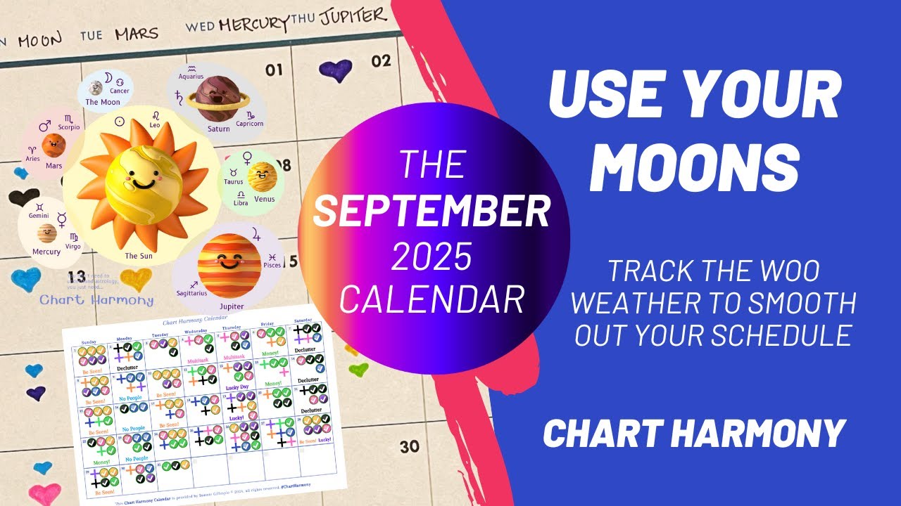 SEPTEMBER Astrology 🌙 Use Your Moons 🔮💫 - YouTube