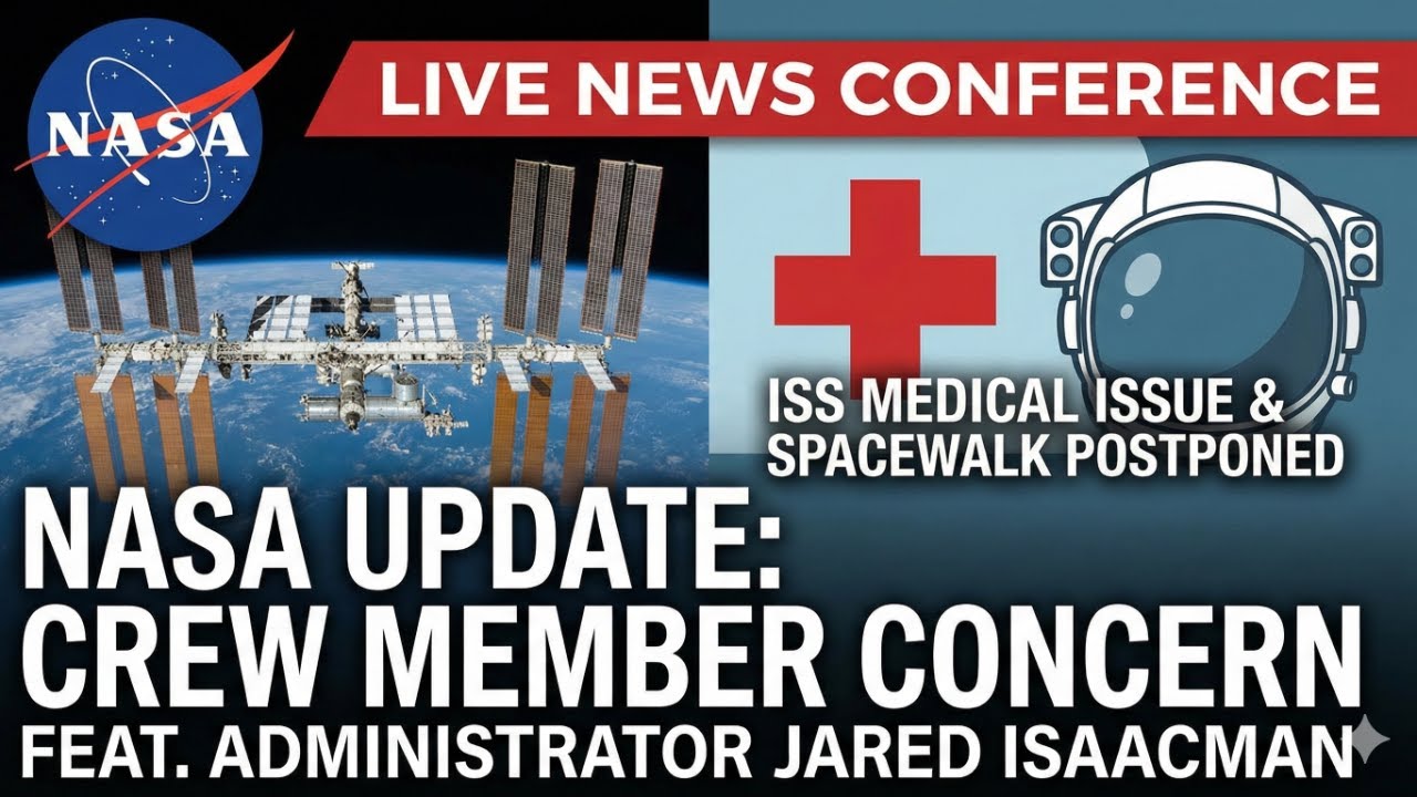 🔴 LIVE: NASA Medical Emergency on Space Station | Breaking News Update ...