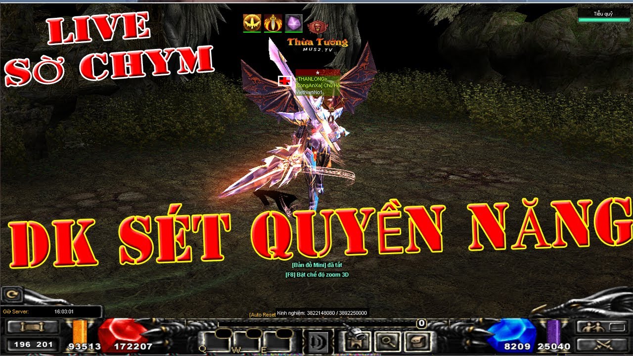 Mu Online Mới Ra | DK Ghẻ Cầm Sét Đồ Cuối Quyền Năng Xuống Núi Lấy Số ...