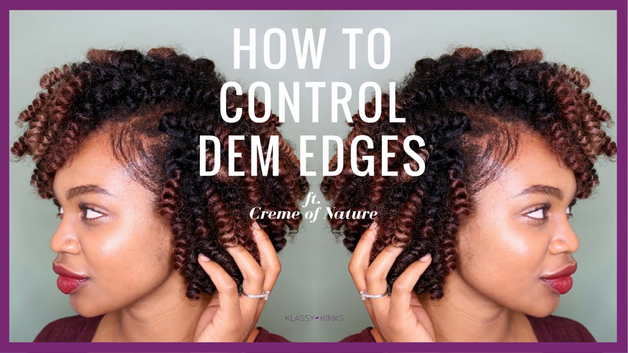How to Control Dem Edges with Creme of Nature Perfect Edges On-the-Go ...