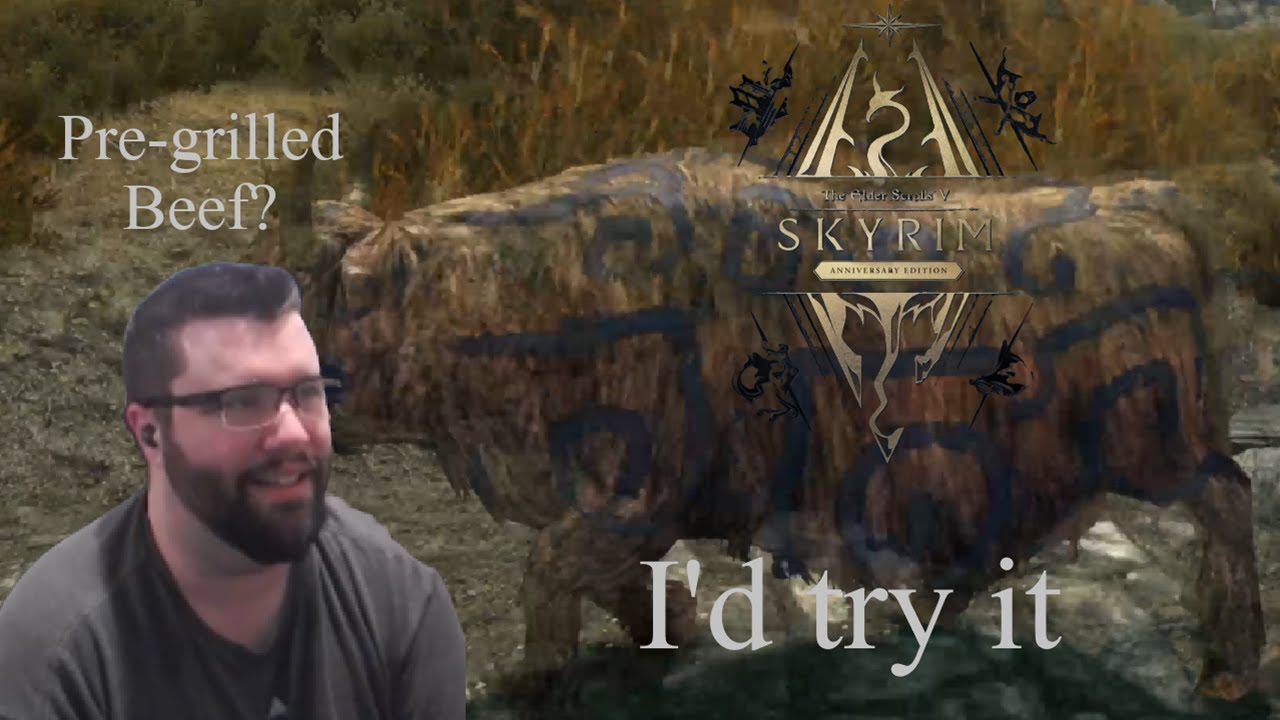 Welcome back to Skyrim. What that cow doin? #elderscrolls #skyrim #cow ...