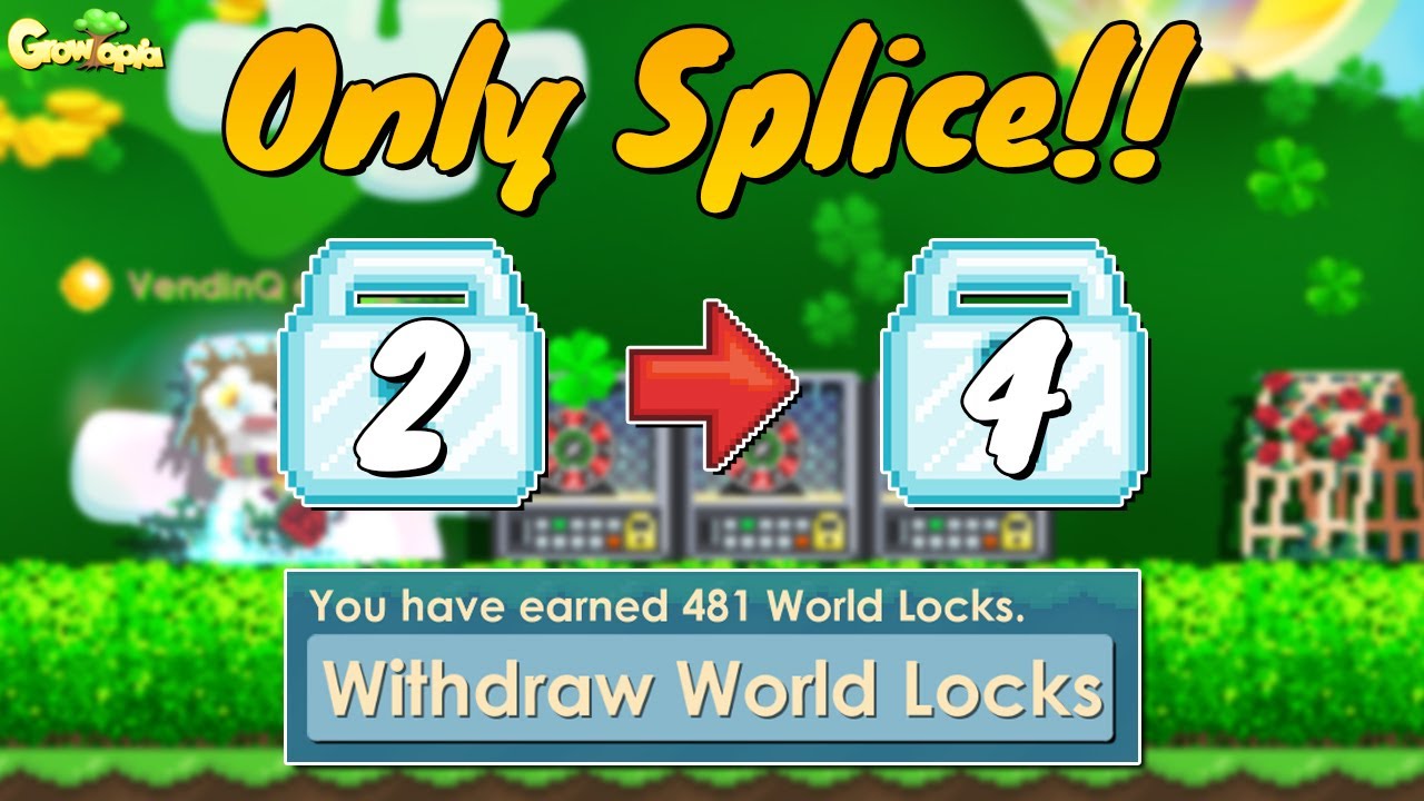 BEST LAZY PROFIT METHOD [ONLY SPLICE!!] | Growtopia - YouTube