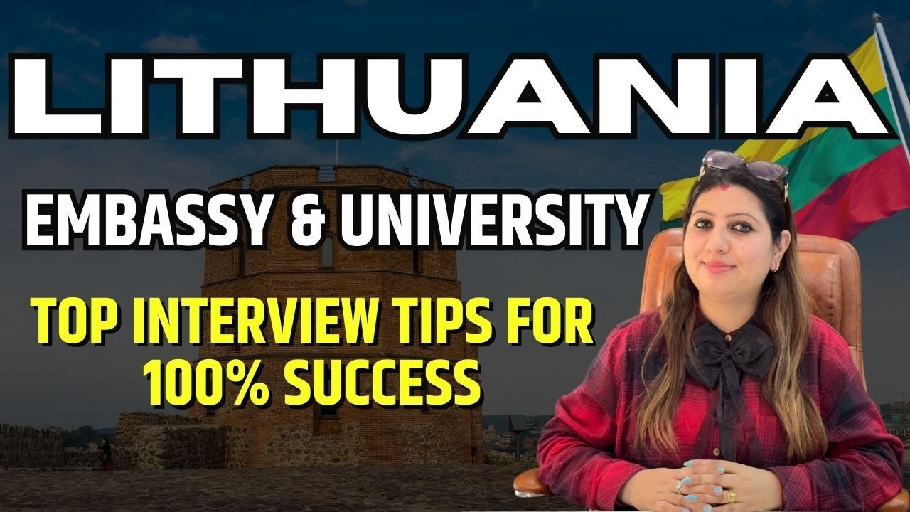 Lithuania Study Visa Interview Tips | How to Pass Embassy & University ...