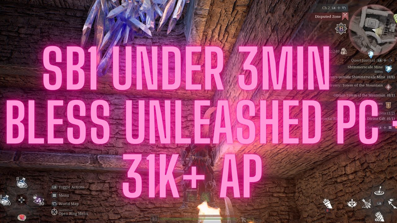 SB1 under 3min - Bless Unleashed PC - 31k+ AP - YouTube