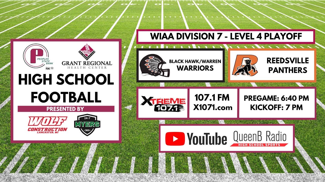 Black Hawk/Warren vs Reedsville - WIAA Division 7 Level 4 Playoff - YouTube