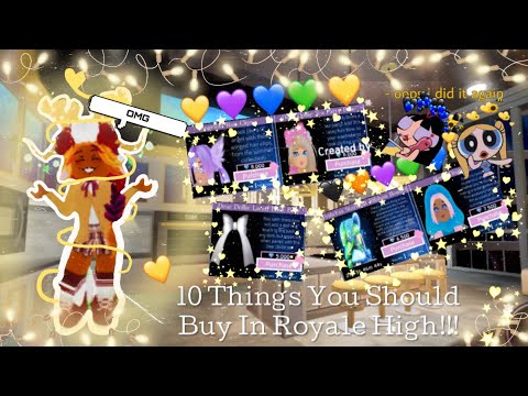 Things I recommend You buying in Royale high!!(THAT ARE WORTH YOUR ...
