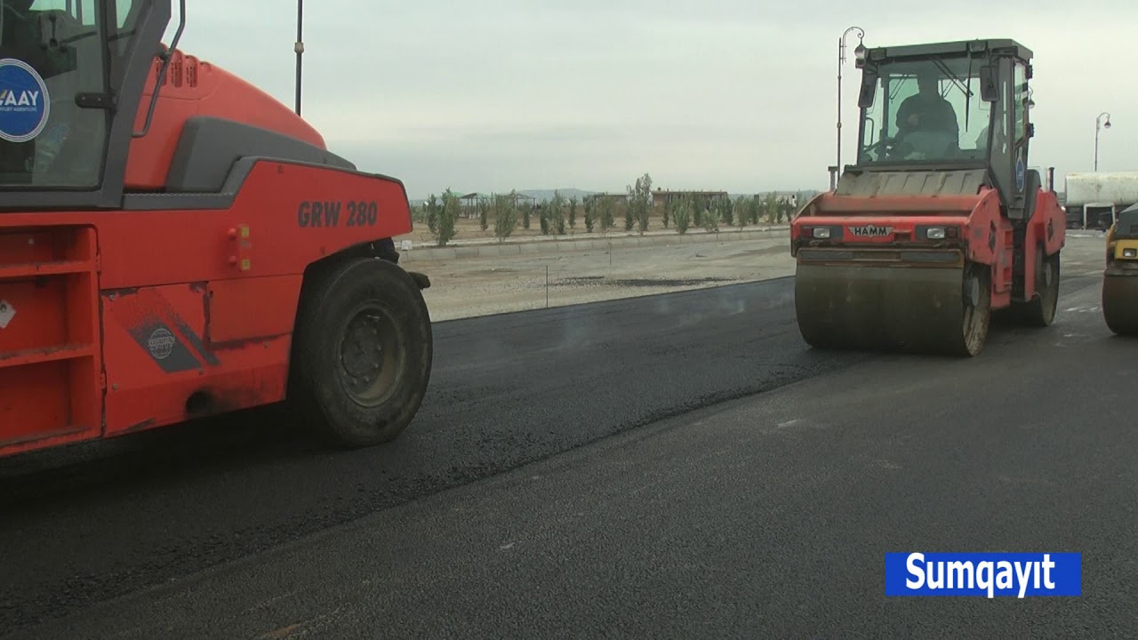 Sumqayit bulvari abadlasdirilir.12.10.2019 - YouTube