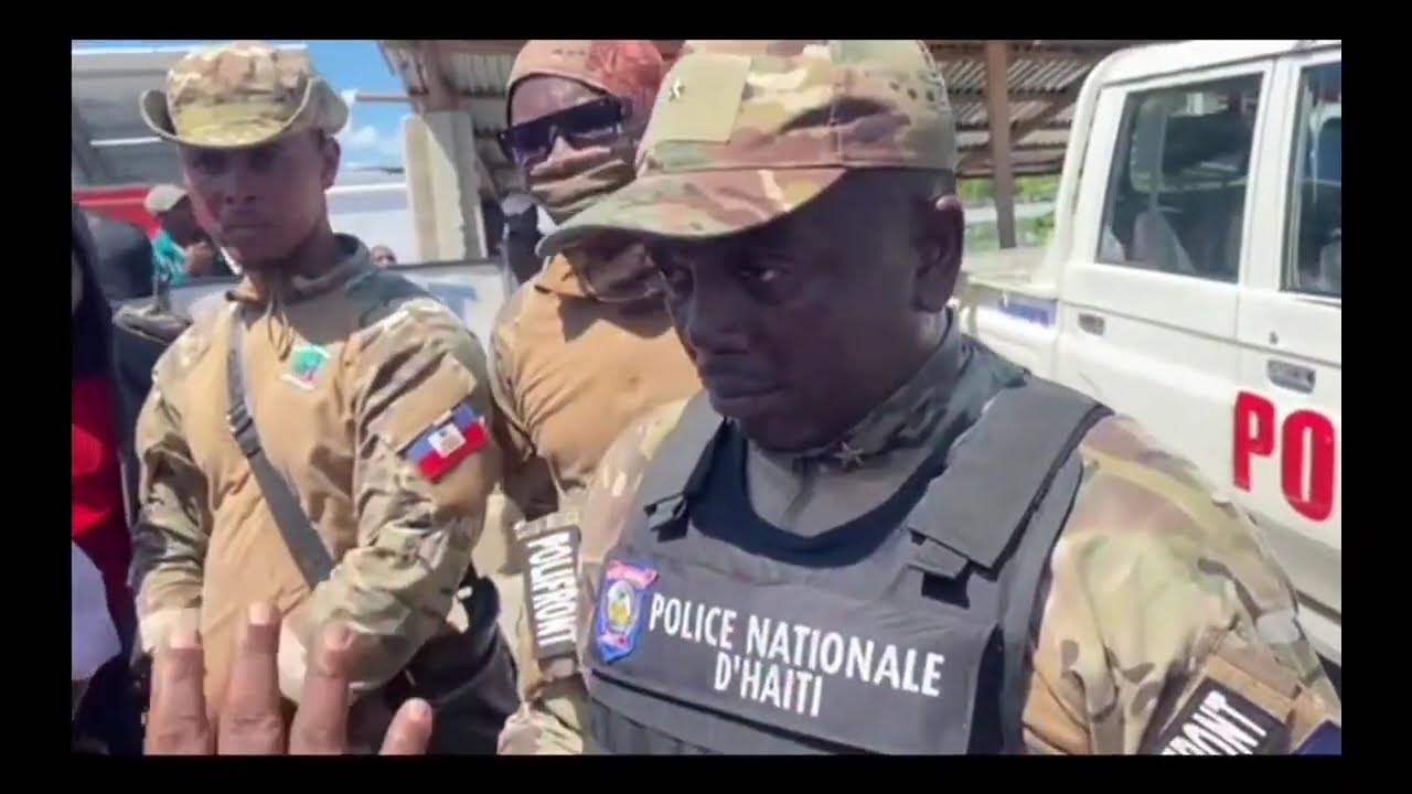 Deblozay Pete SOU FWontye a !Gwo Tansyon Lapolis Bay Gaz Moun Wanament DESIDE FEMEN FWONTYE A ...