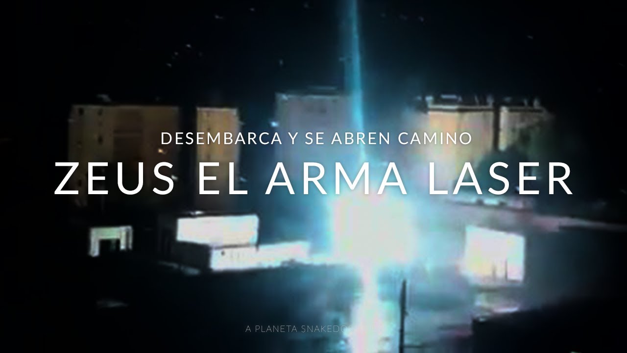 ZEUS EL ARMA LÁSER DESEMBARCA EN CALIFORNIA Y SE ABREN CAMINO - YouTube