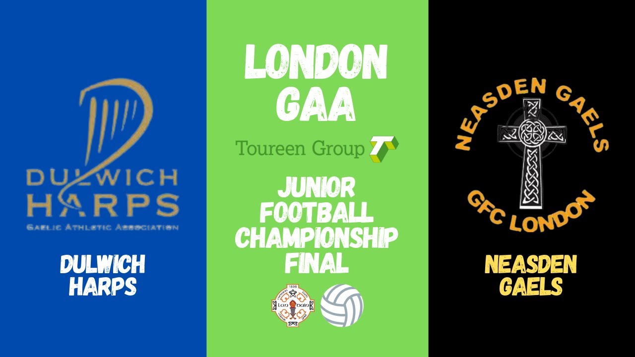 Toureen Group Junior Football Final | Dulwich Harps v Neasden Gaels ...