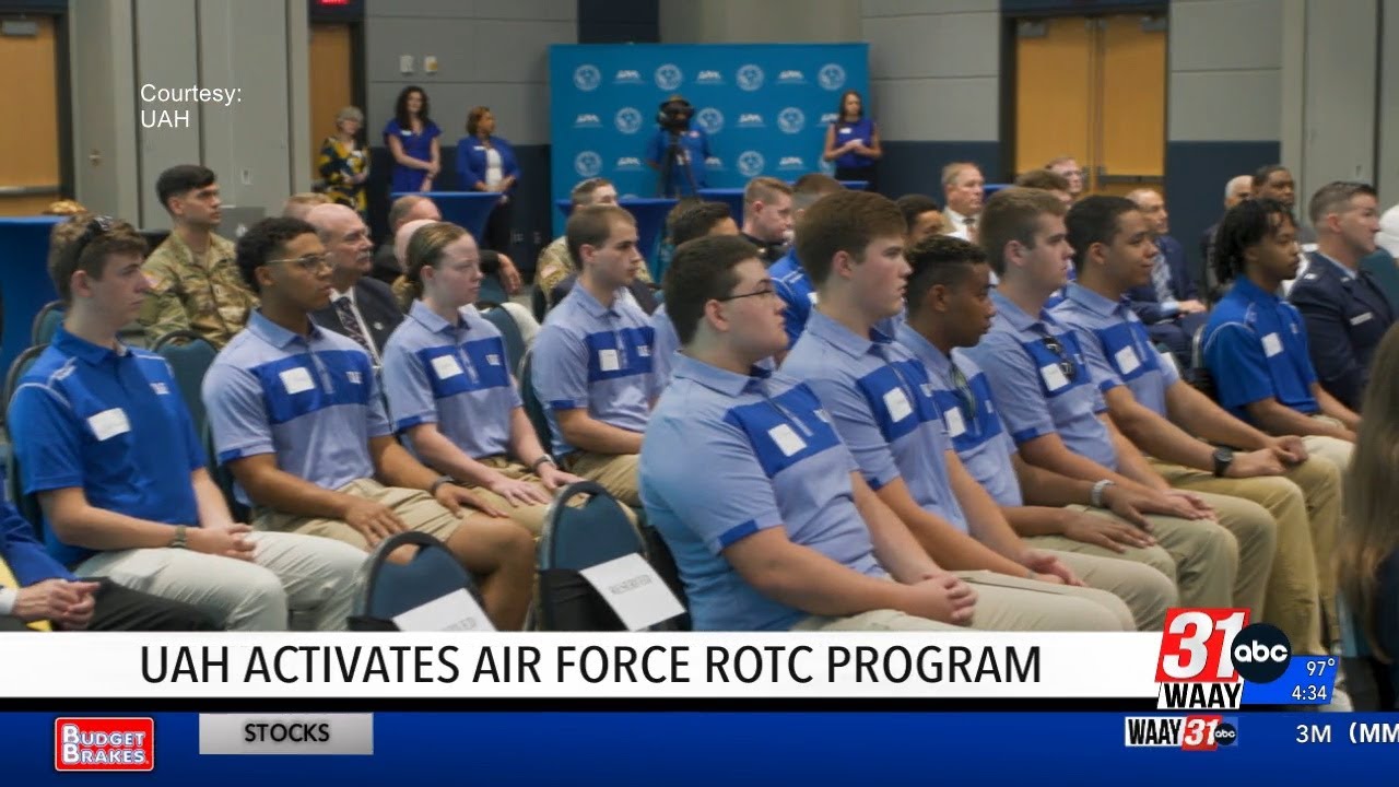 UAH activates Air Force ROTC program - YouTube
