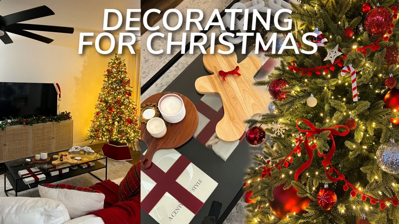 DECORATE WITH ME FOR CHRISTMAS 2024 | decorating for christmas 2025 ...