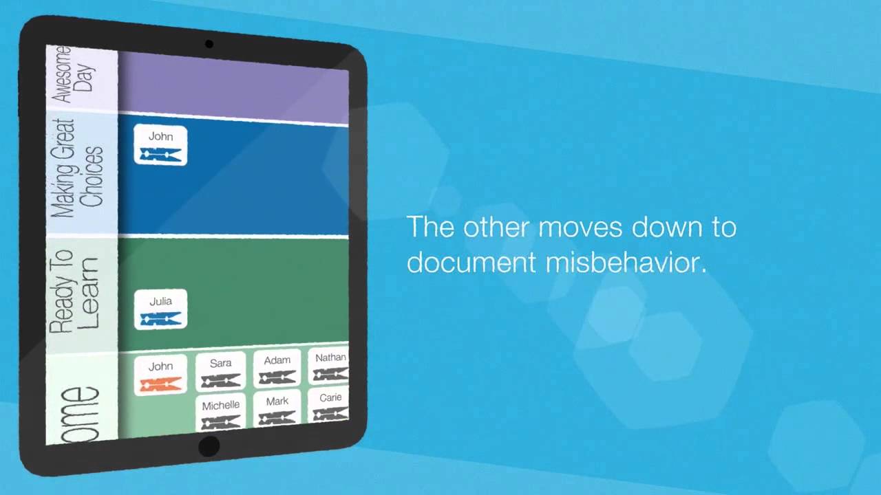 Color My Day(TM) Classroom Behavior Management App - YouTube
