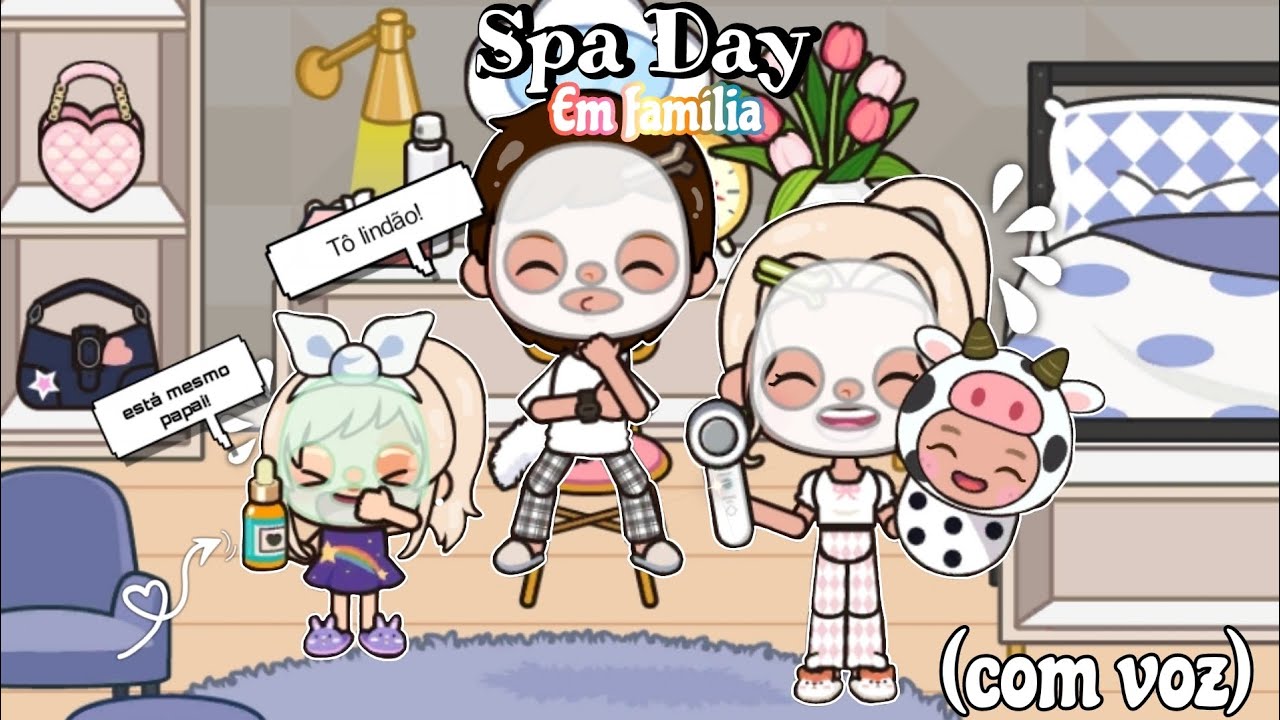 SPA DAY EM FAMÍLIA 🧴🥗*com voz🔊*|•MIGA WORLD•| *RP* - YouTube