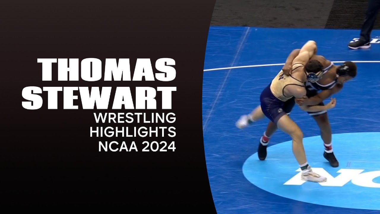 Double Leg, Underhook - Thomas Stewart 2024 NCAA Highlights - YouTube