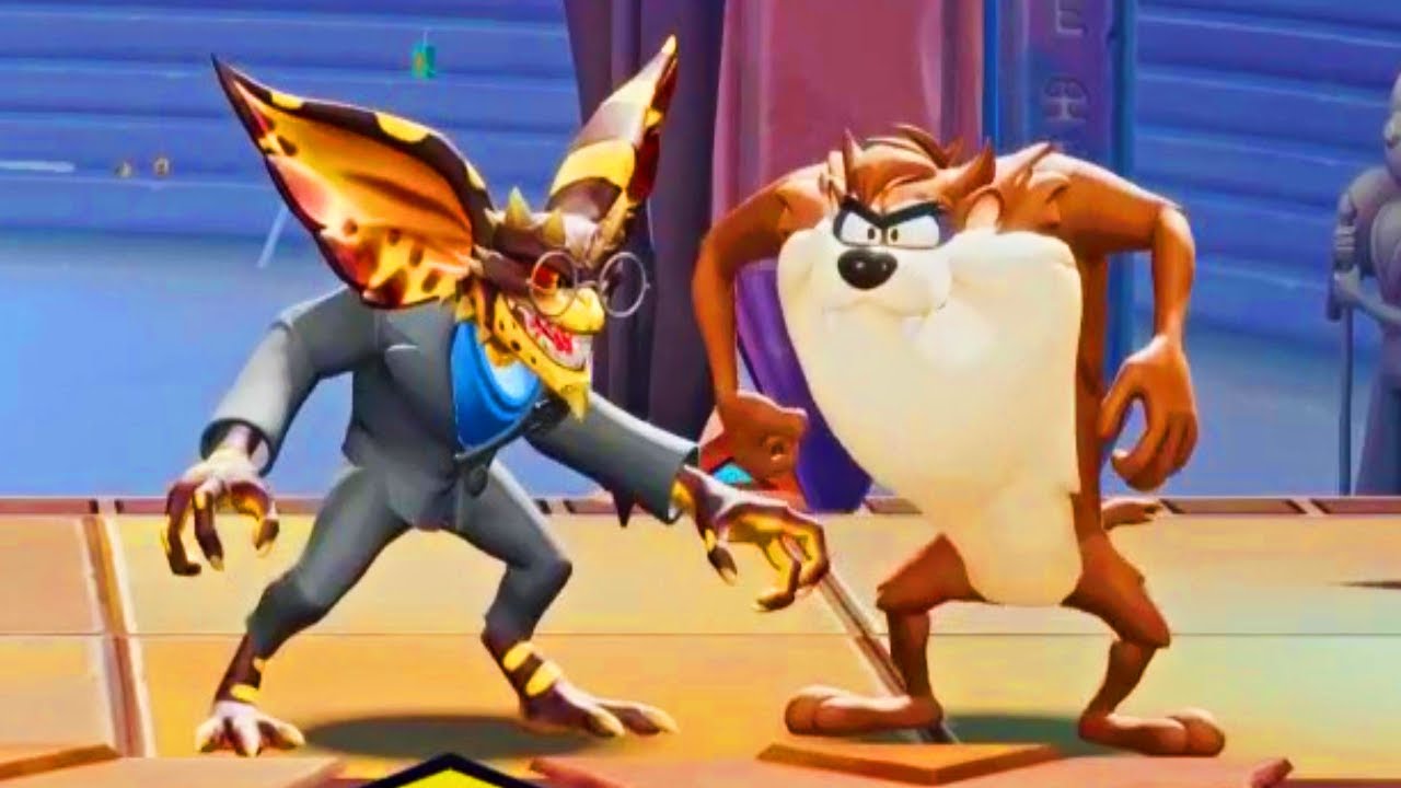 MultiVersus - Brain Gremlin and Taz Unique Interactions HD - YouTube