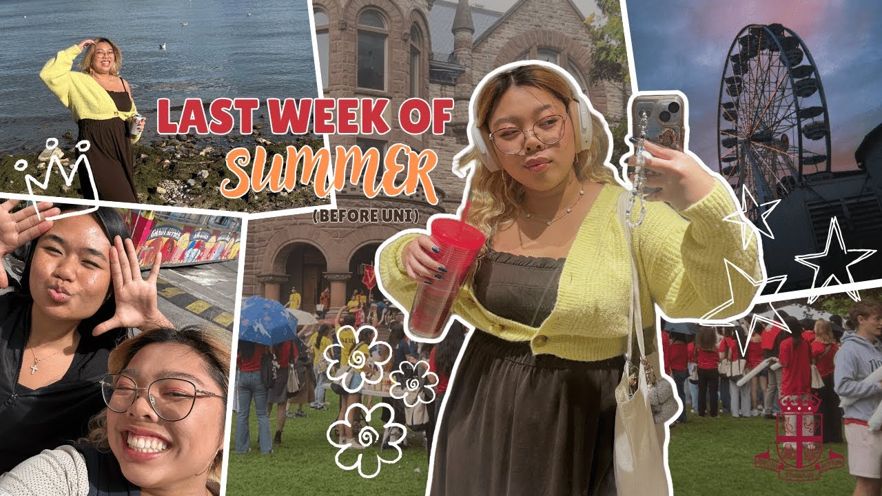 Last Week of Summer ☀︎ | UofT/Vic’s Orientation, Beach, CNE ! - YouTube