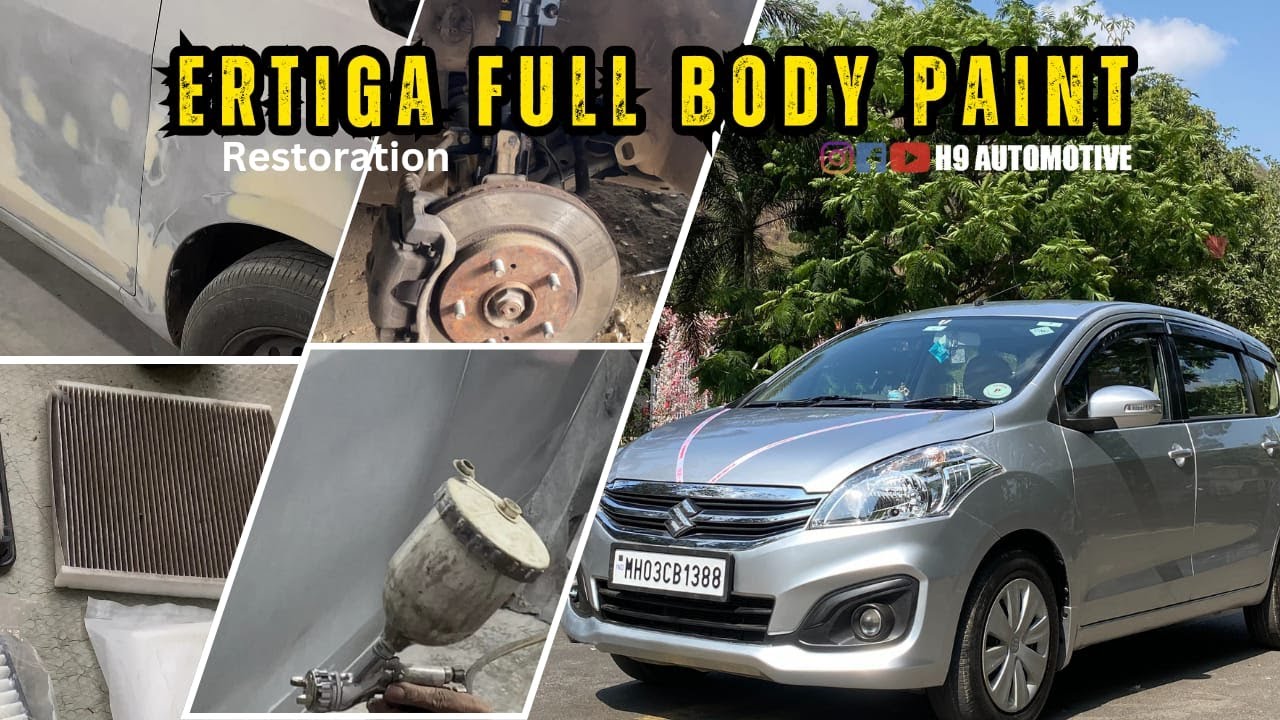 Ertiga Full Body Paint & Restoration | H9 AUTOMOTIVE | @h9automotive ...