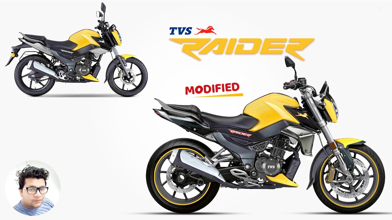 TVS Raider - New 125cc Bike modified (Get a New Look) - YouTube