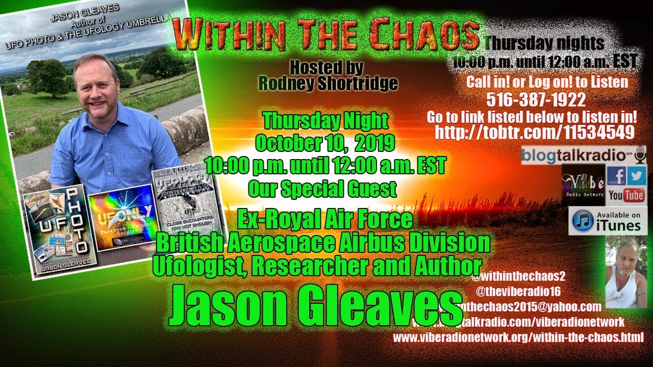 Within The Chaos Special Guest Jason Gleaves 10-10-19 - YouTube