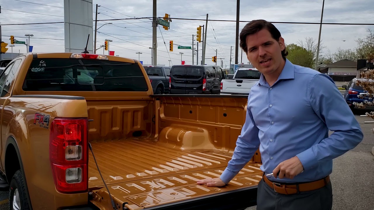 2020 Ford Ranger XL SuperCab | How to Open the Tailgate on the 2020 ...