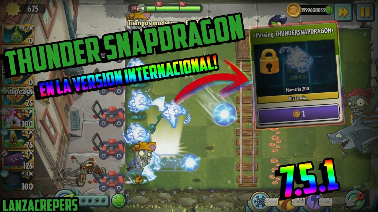 Thunder Snapdragon (Electric Snapdragon) En pvz 2 intenacional! [pvz 2 ...