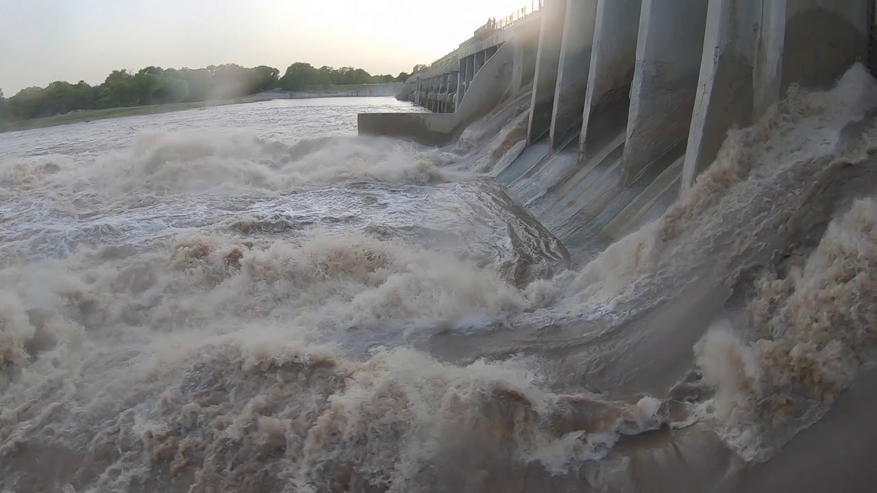 Lake Overholser Dam OKC - YouTube