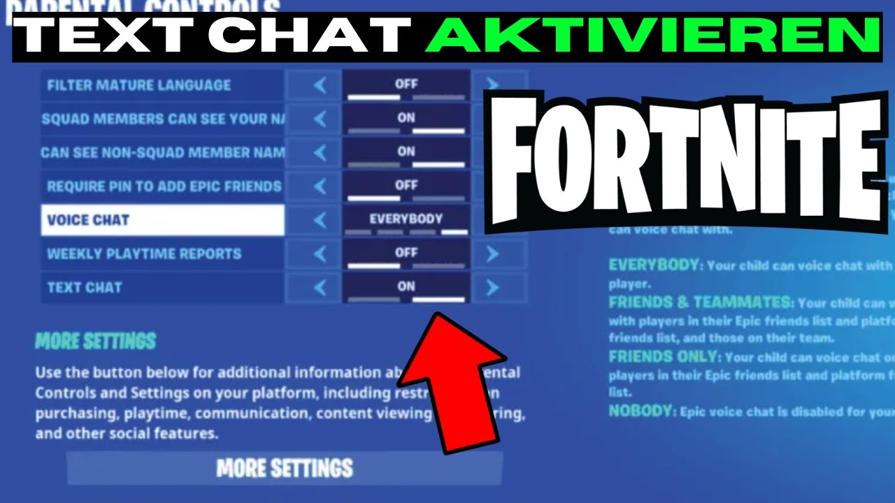 Fortnite TEXT CHAT Aktivieren/Deaktivieren & Nutzen (NEUE FUNKTION ...